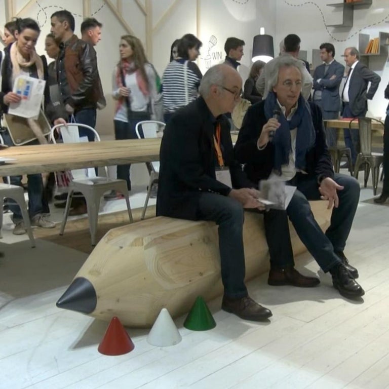 In Stock in Los Angeles, Fir Pencil Bench 98 with Black Accent, Made in ...