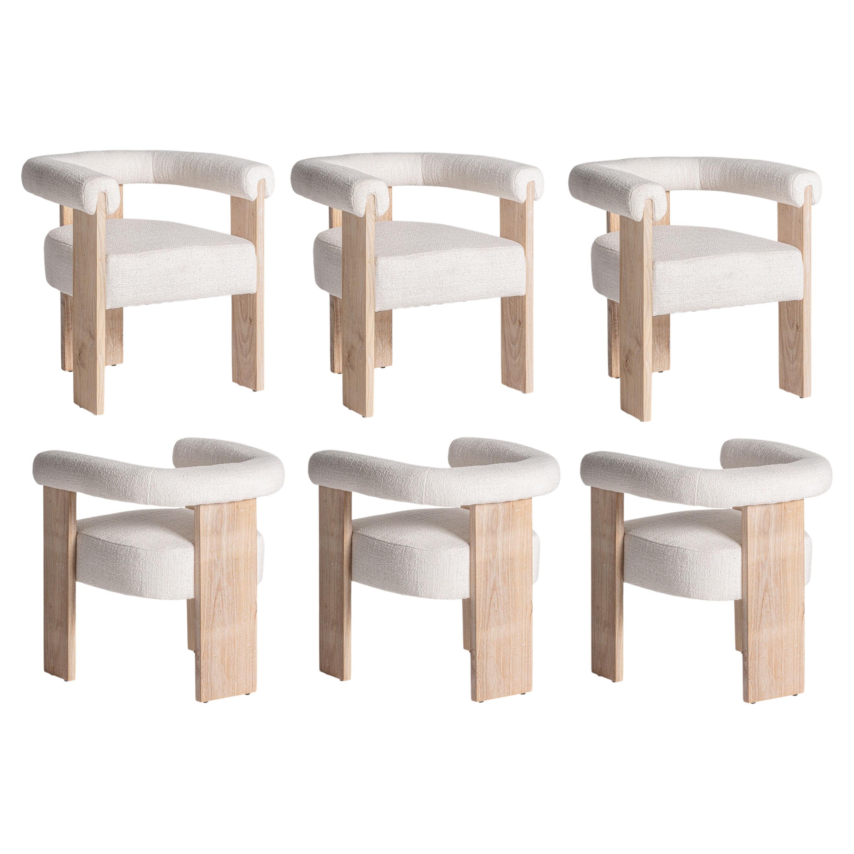 In-Stock, Trinity Nordic Style Dining Chairs In Solid Oak For Sale at ...