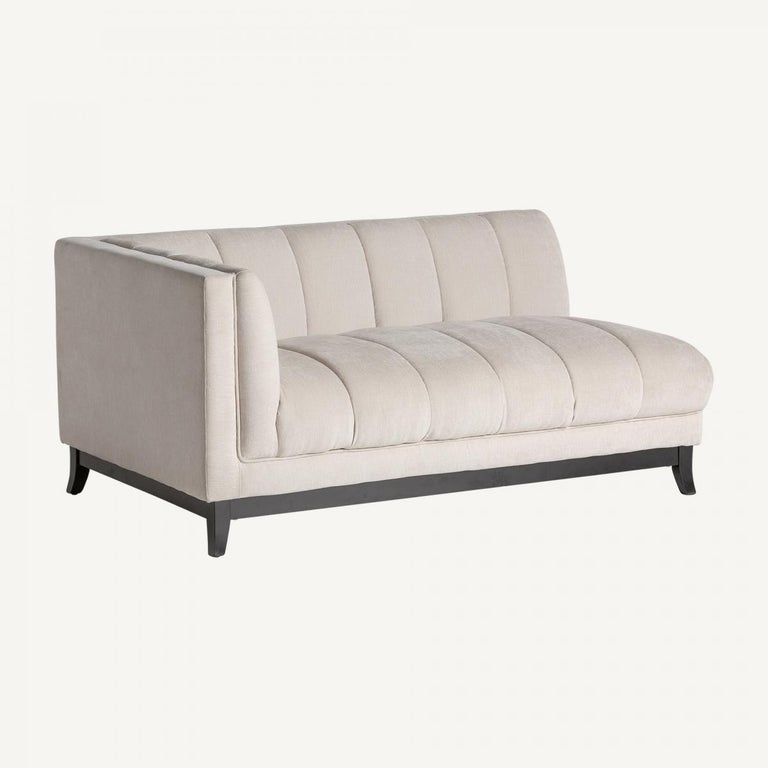 In-Stock, White Modular Sofa in Art Deco Style For Sale at 1stDibs
