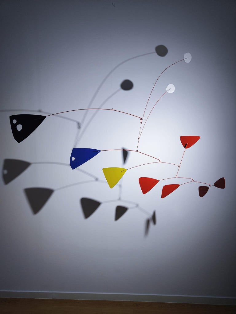 In the Manner of Alexander Calder Hanging mobile Sculpture at 1stDibs