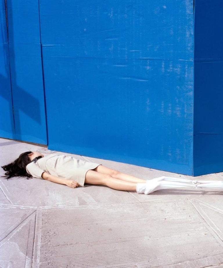 Ina Jang - Three – Ina Jang, Woman, Abstract, Art, People, Girls, Fashion, Blue For Sale at 1stDibs