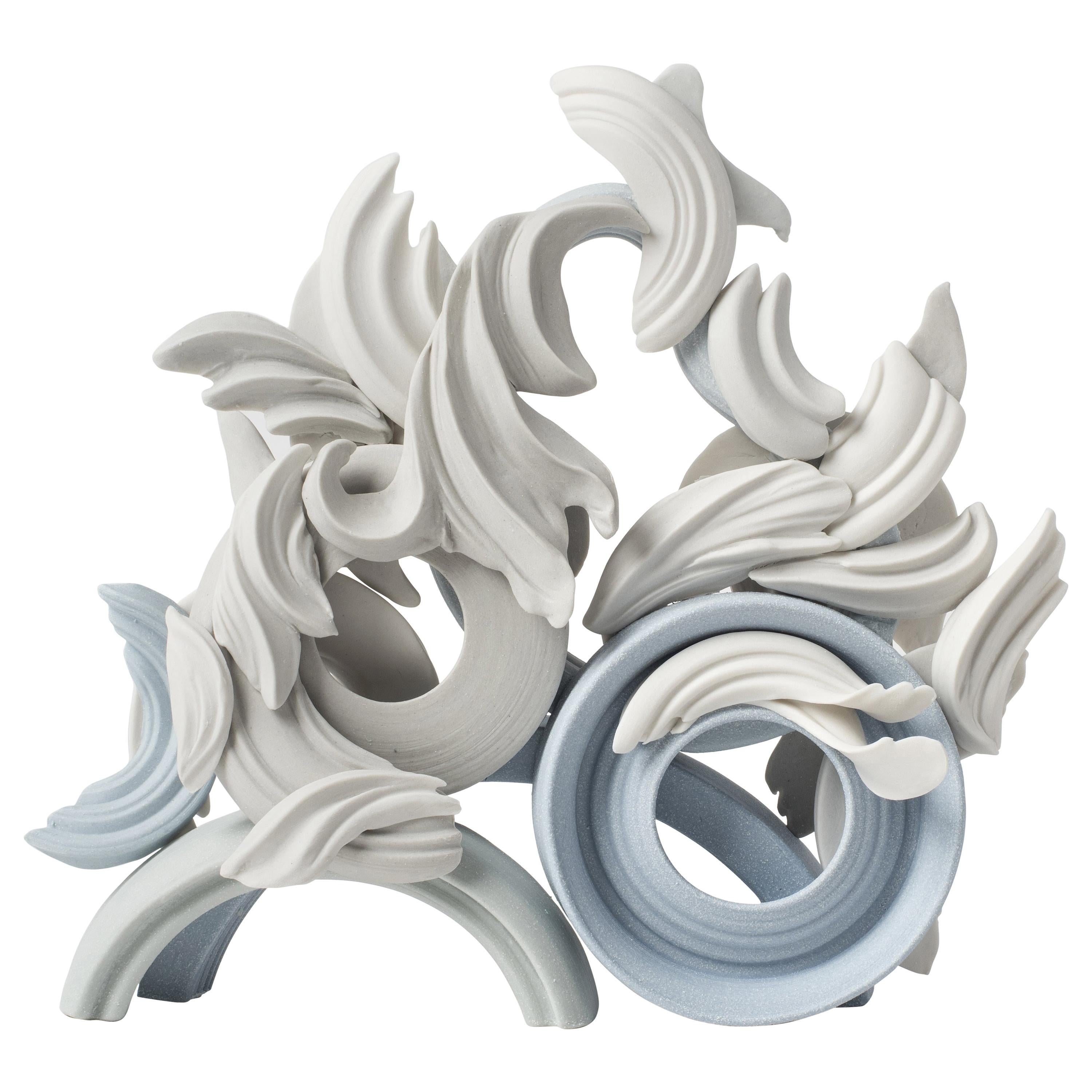 Incidental V, a Unique Colored Porcelain Ceramic Sculpture by Jo Taylor ...