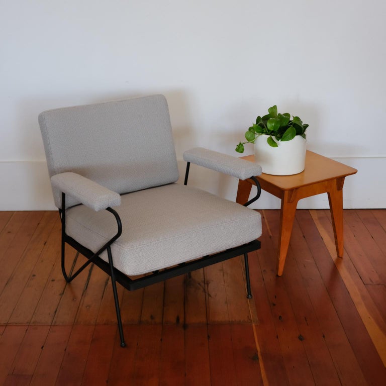 Inco Iron Lounge Chair Midcentury California Design, 1950s at 1stDibs