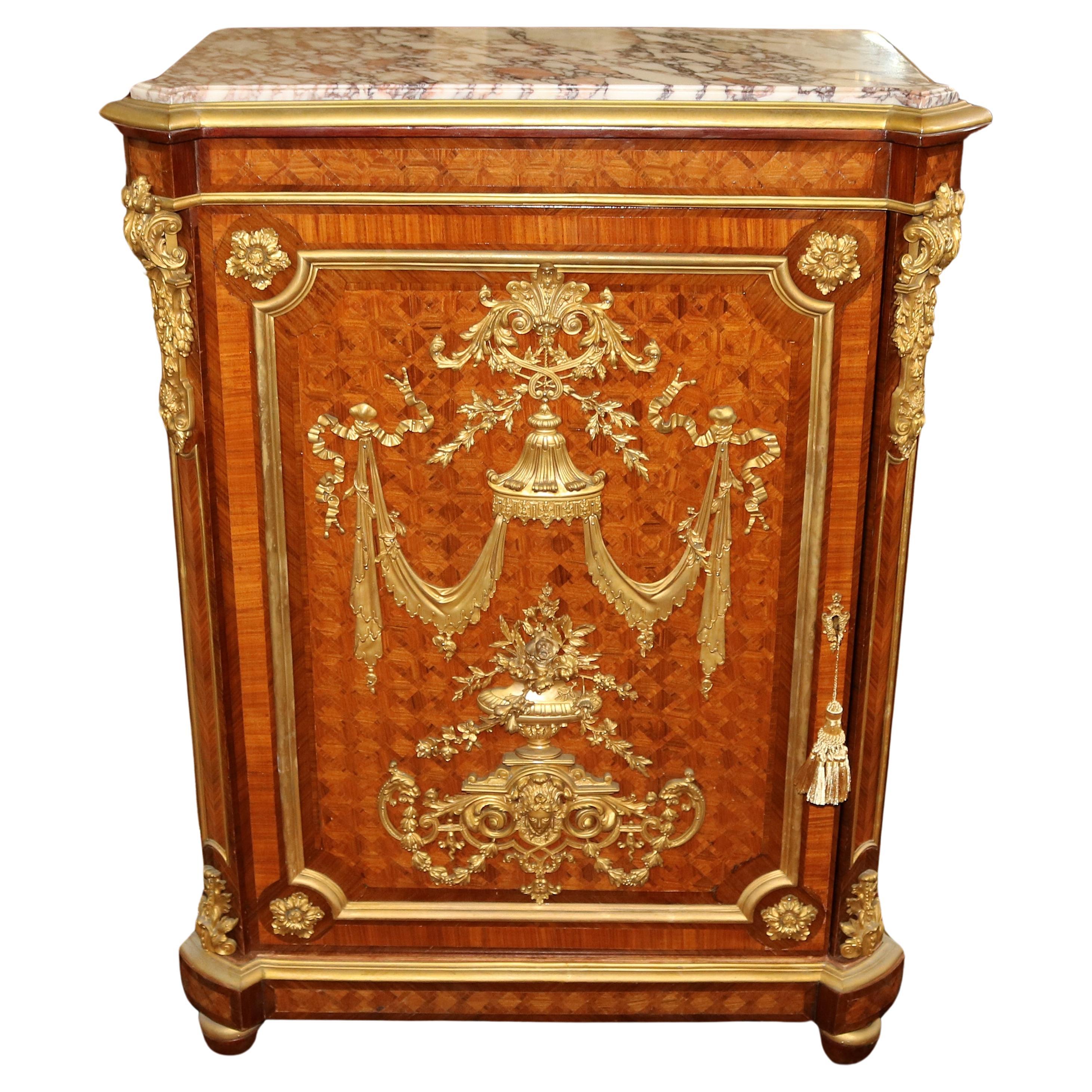19th Century Japanese Parquetry Cabinet at 1stDibs