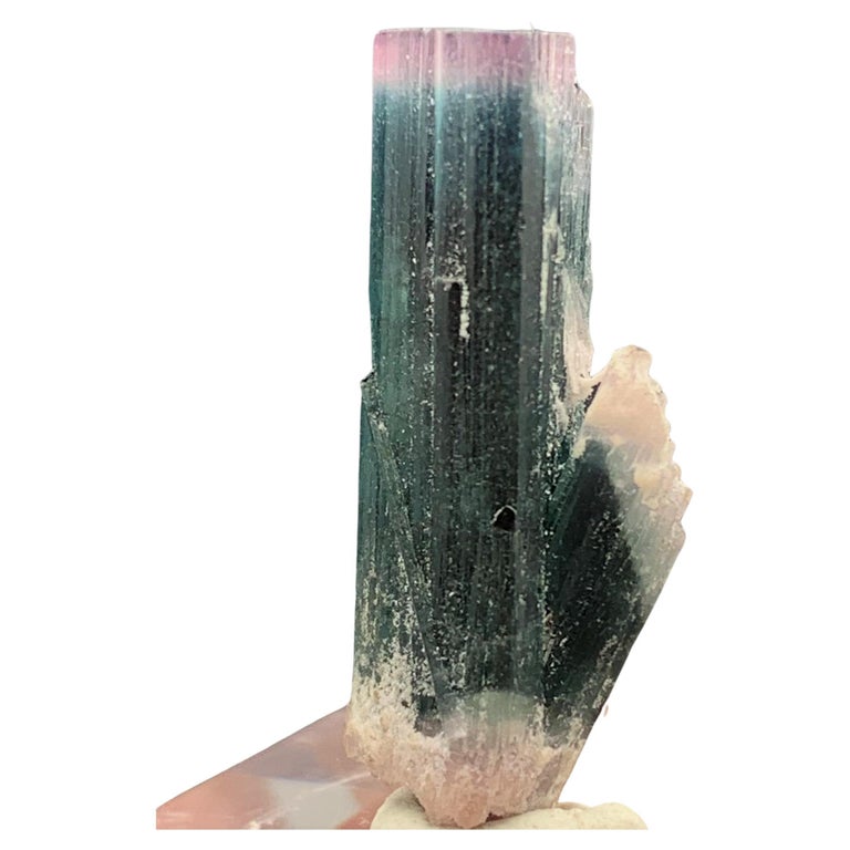 Incredible 20.30 Carat Bi Color Tourmaline Specimen from Kunar ...