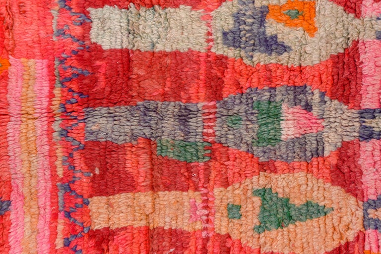 Incredible Colorful Moroccan Rug, Soft Pile For Sale at 1stDibs