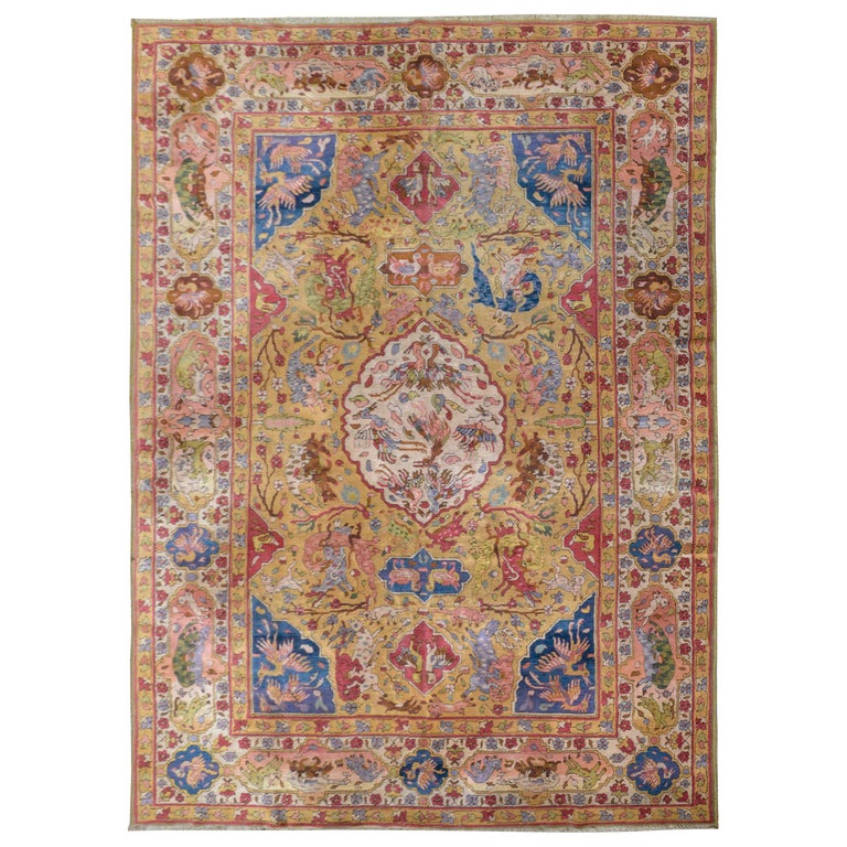 Incredible Early 20th Century German Tetex Rug at 1stDibs