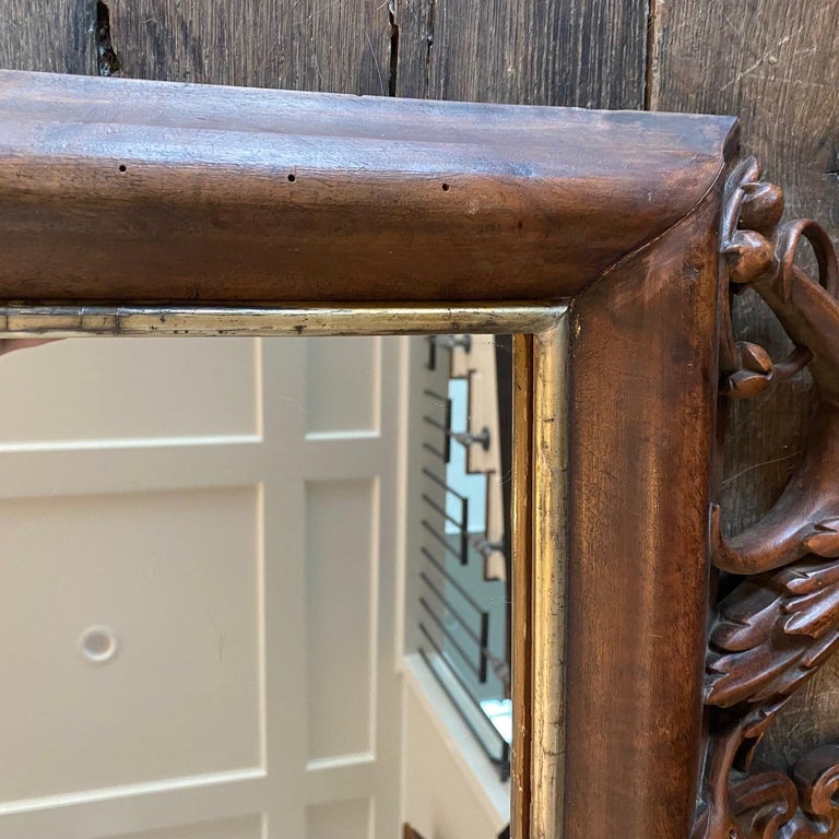 Incredible French Renaissance Revival Highly Carved Figural Mirror For ...