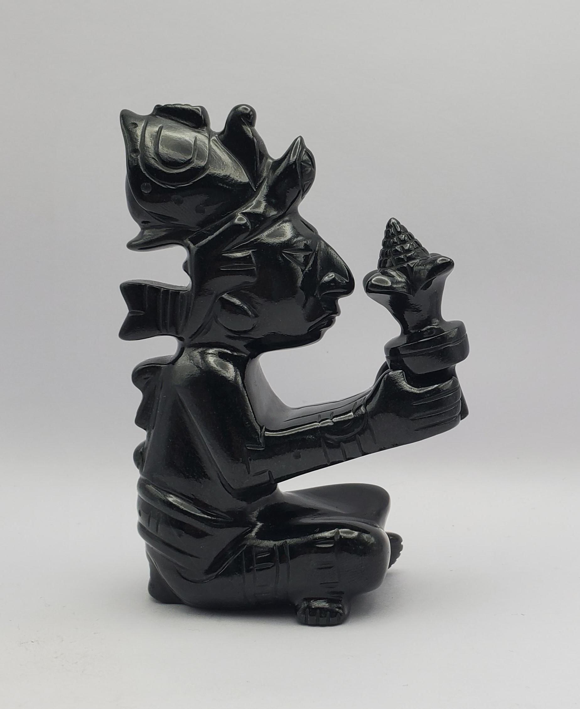 Incredible GIA Certified Jadeite/Omphacite Fei Cui Mayan Figurine For ...