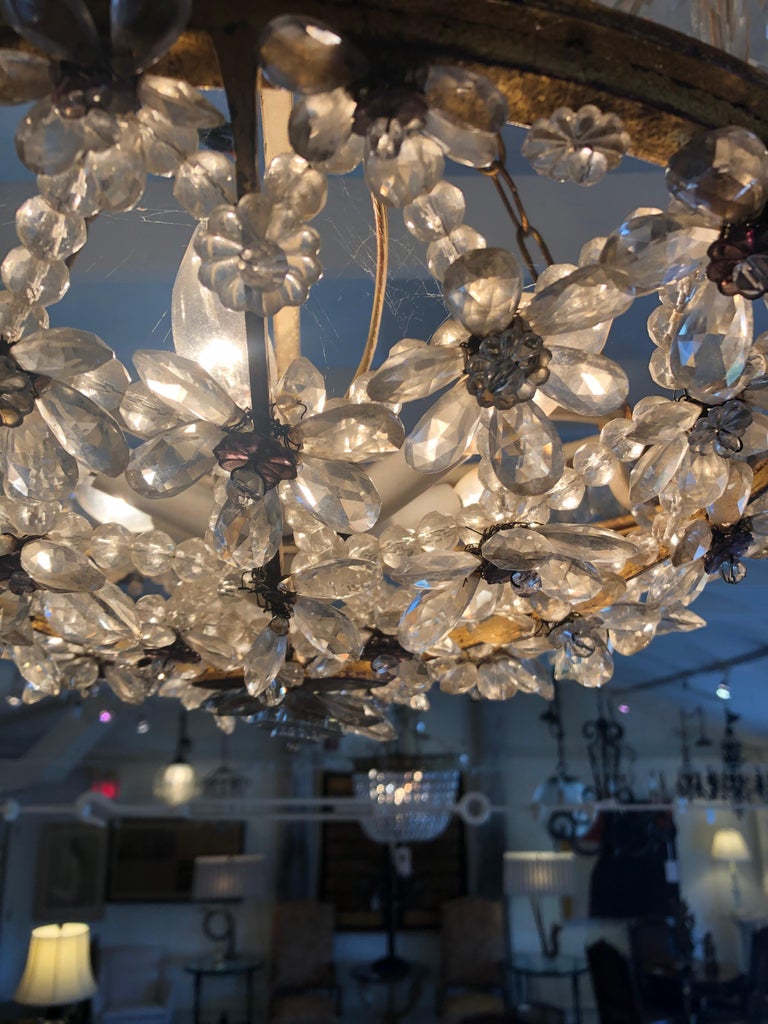 Incredible Large Antique Crystal and Bronze Chandelier at 1stDibs ...