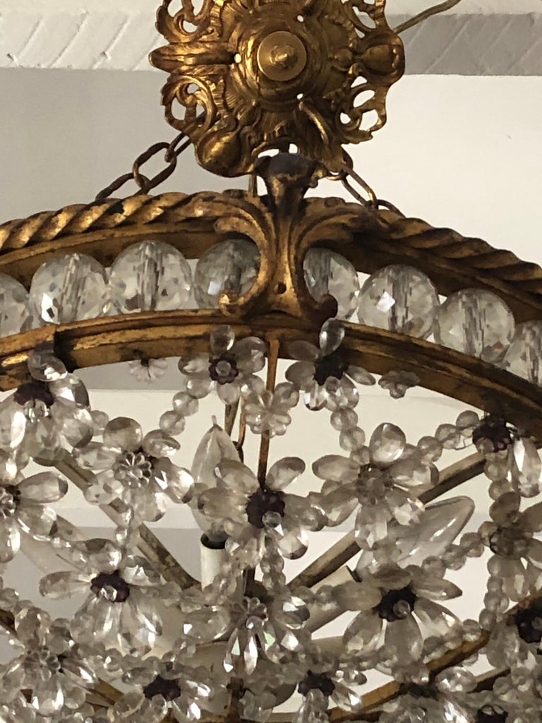 Incredible Large Antique Crystal and Bronze Chandelier at 1stDibs ...