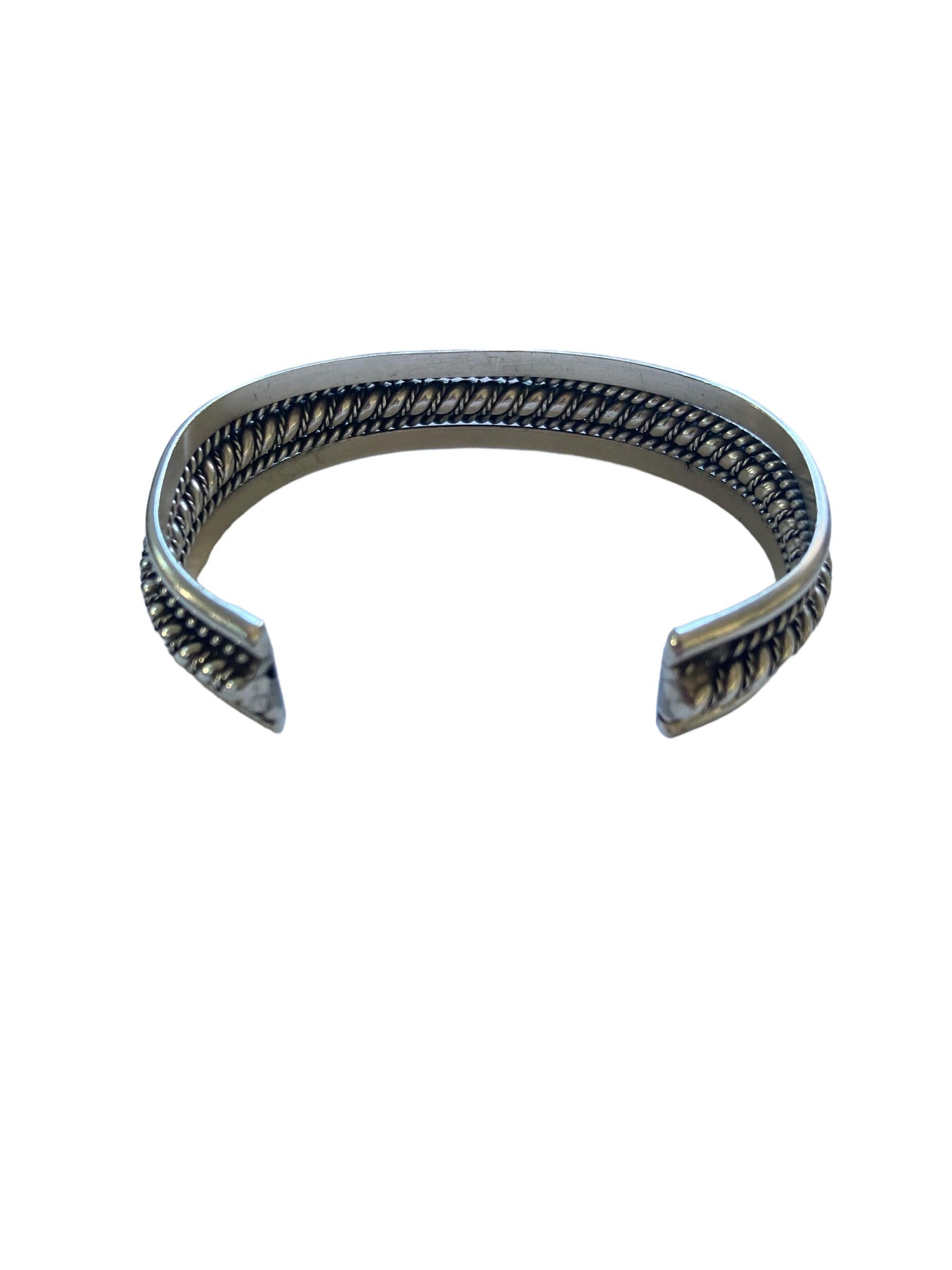 Incredible Verna Tahe Navajo Sterling Silver Native American Cuff ...