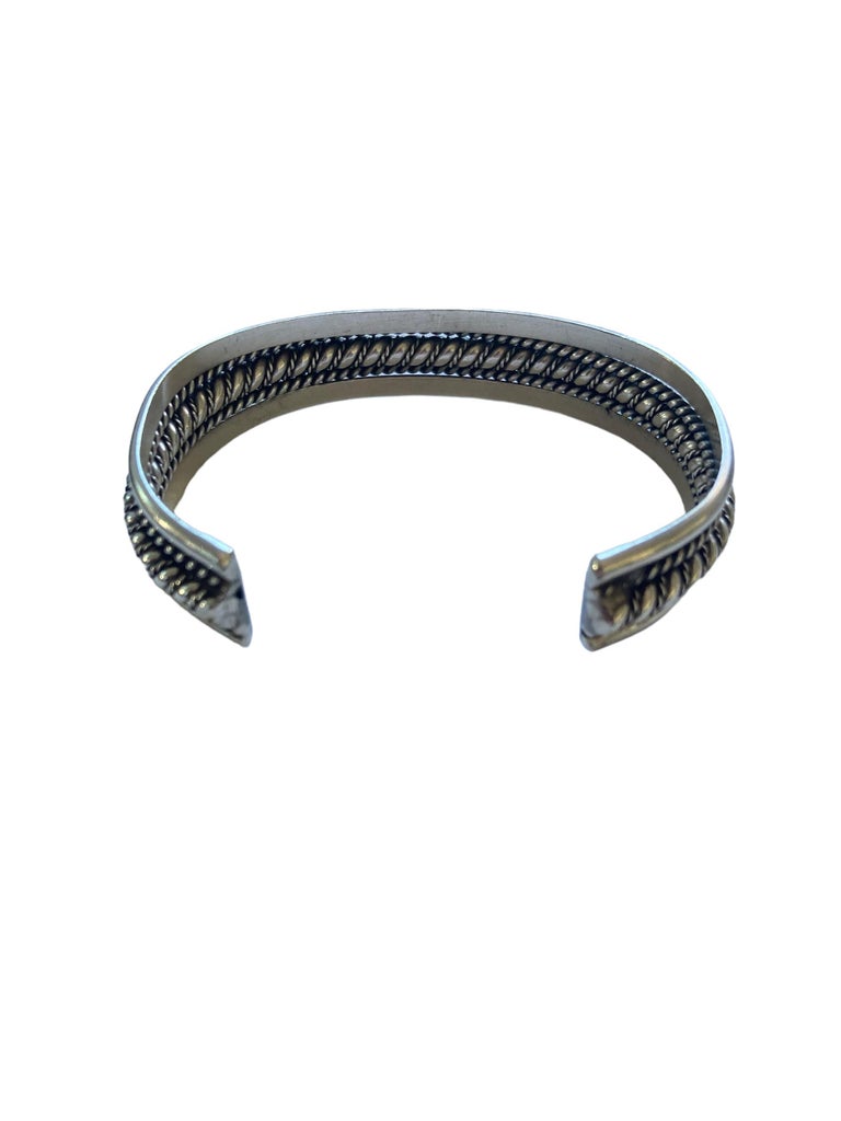 Incredible Verna Tahe Navajo Sterling Silver Native American Cuff ...