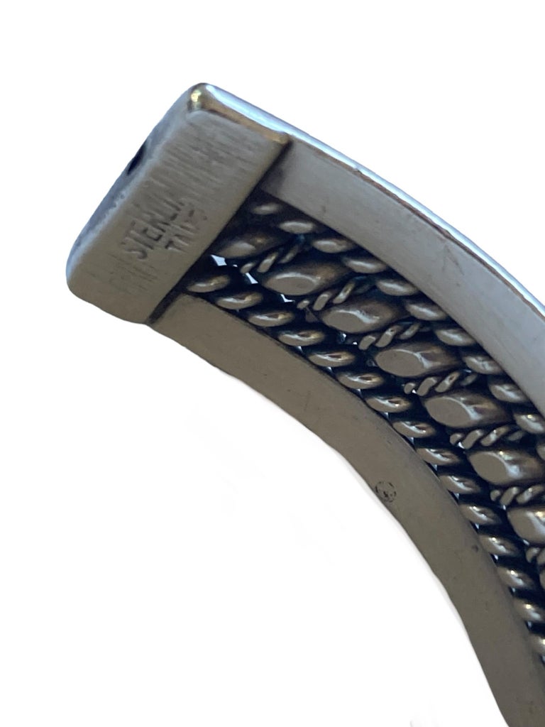 Incredible Verna Tahe Navajo Sterling Silver Native American Cuff ...