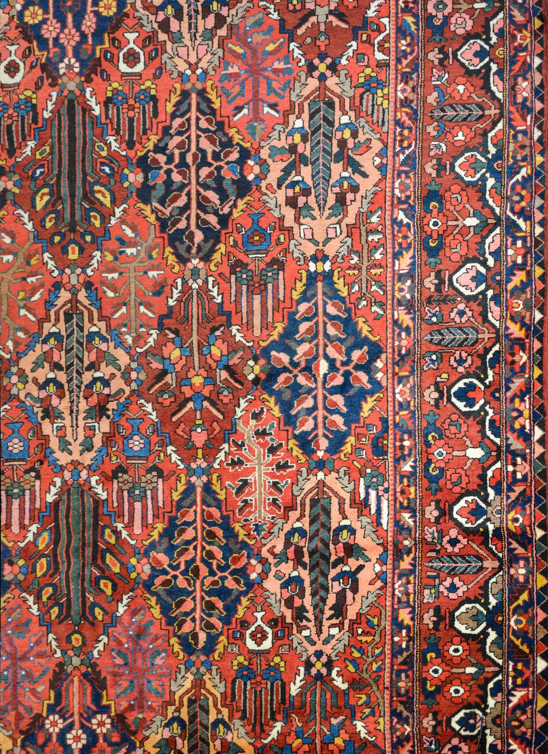 Incredible Vintage Bakhtiari Rug at 1stDibs