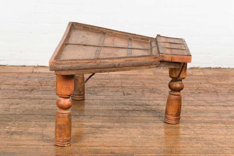 Indian 19th Century Wood Bullock Cart Converted to a Table For Sale at ...