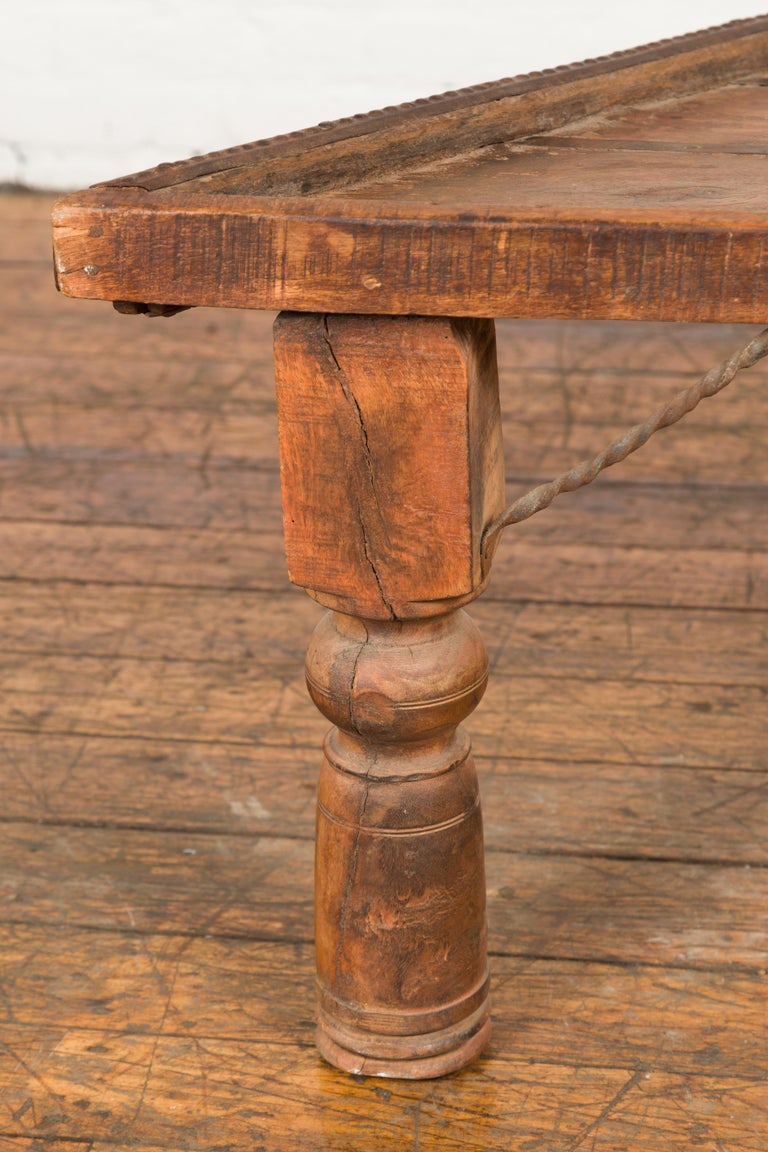 Indian 19th Century Wood Bullock Cart Converted to a Table For Sale at ...
