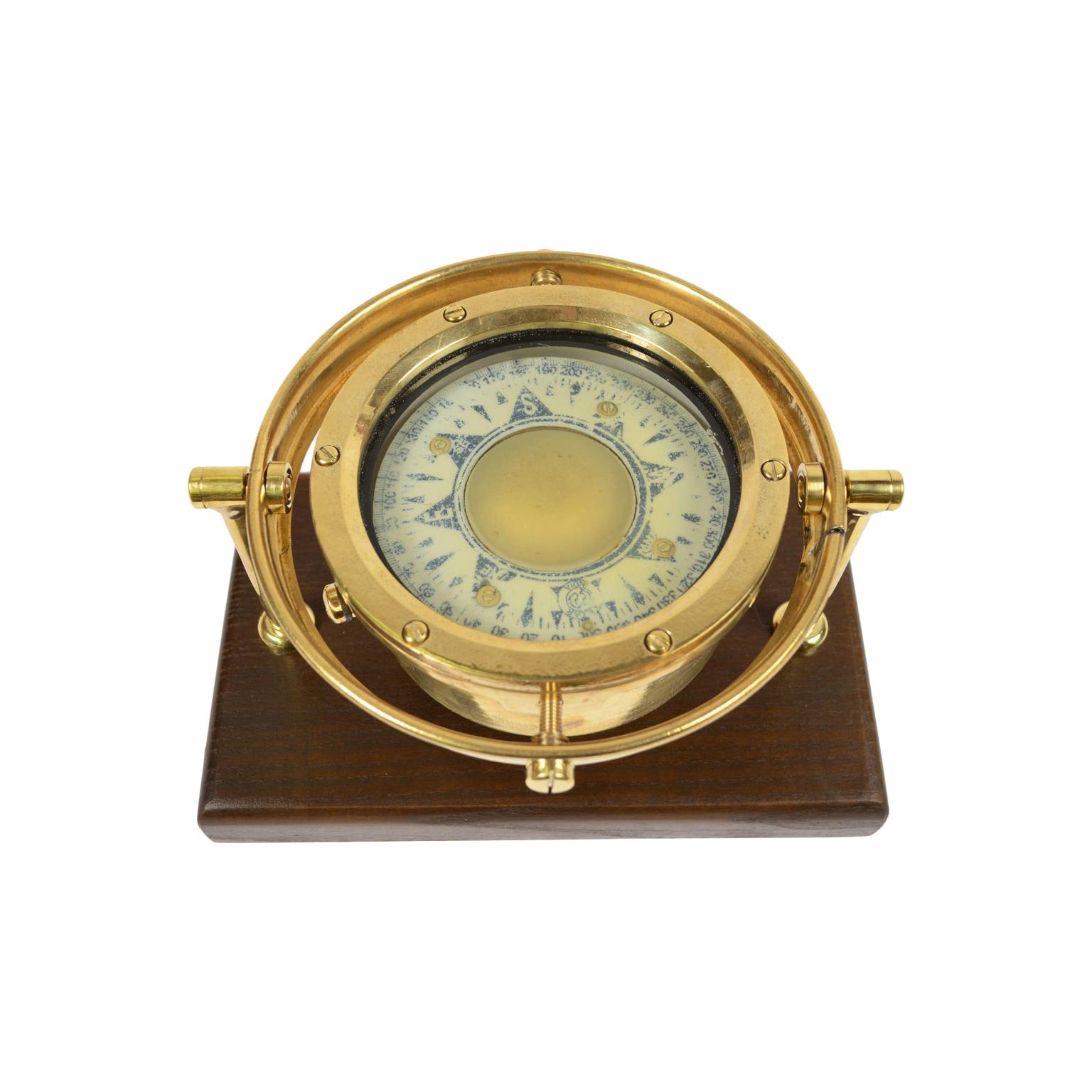 Brass Survey Compass the Magnapole at 1stdibs