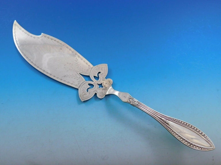 Indian by Whiting Sterling Silver Flatware Set Service 66 Pieces Dinner ...