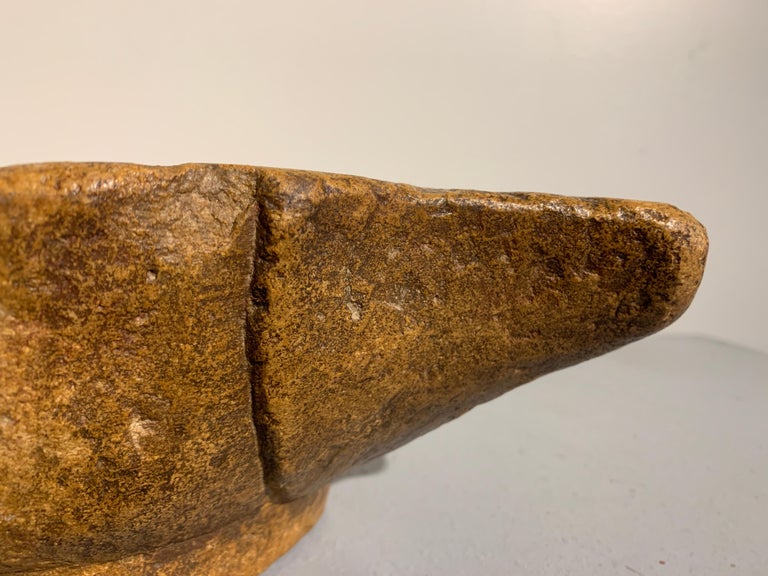 Indian Carved Yellow Sandstone Yoni Bowl, 19th Century or Earlier For ...