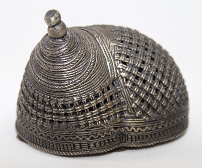 Indian Cast Brass Metal Incense Burner in a Snail Form For Sale at 1stDibs