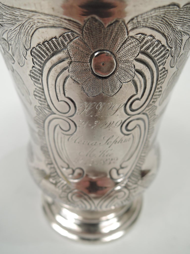 Indian Colonial Georgian Raj Silver Christening Mug by Calcutta Maker ...