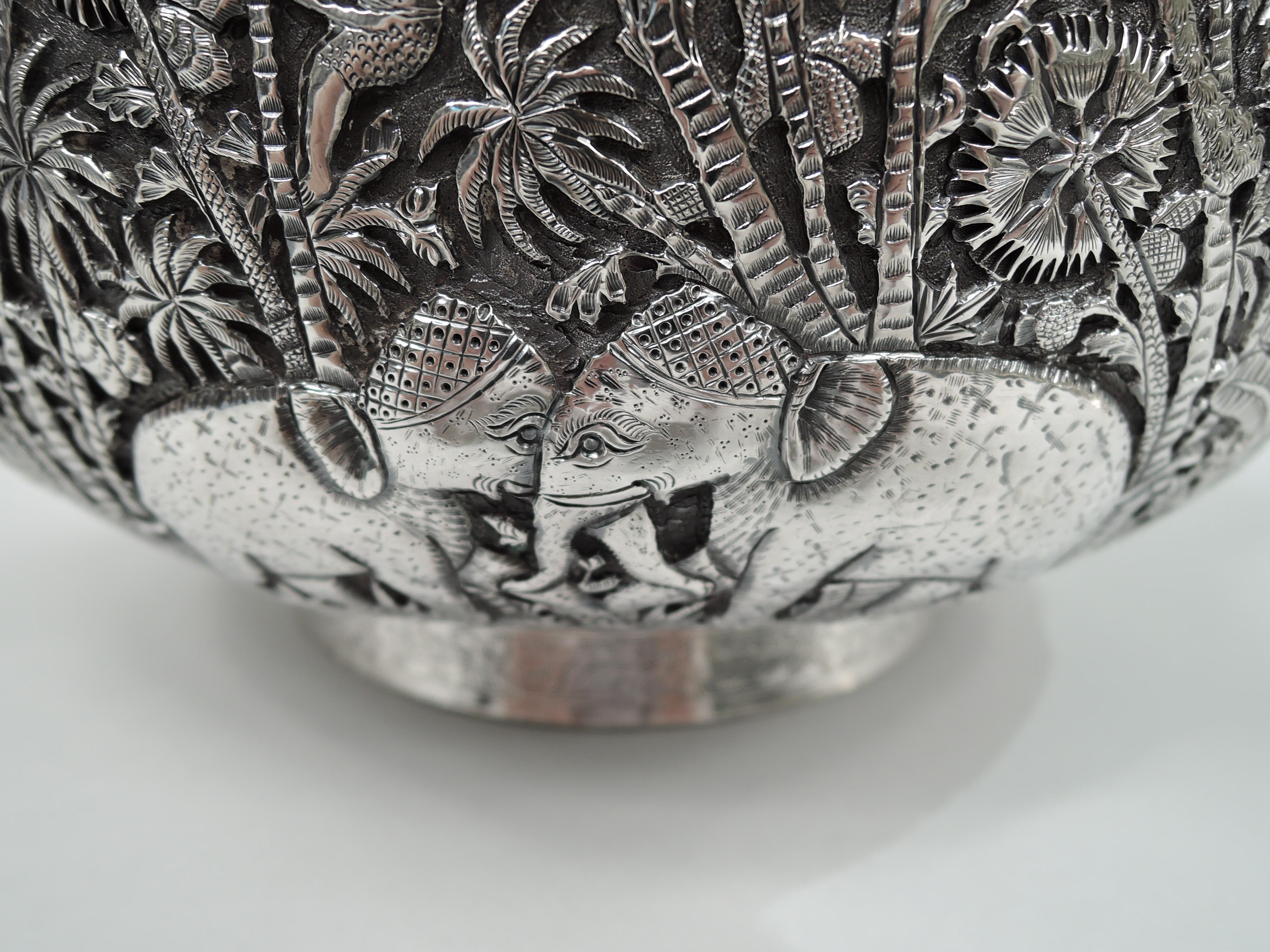 Indian Colonial Lucknow Silver Bowl with Chicago Golf Club Association ...