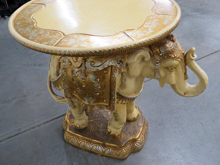 Indian Elephant Center Table For Sale at 1stDibs