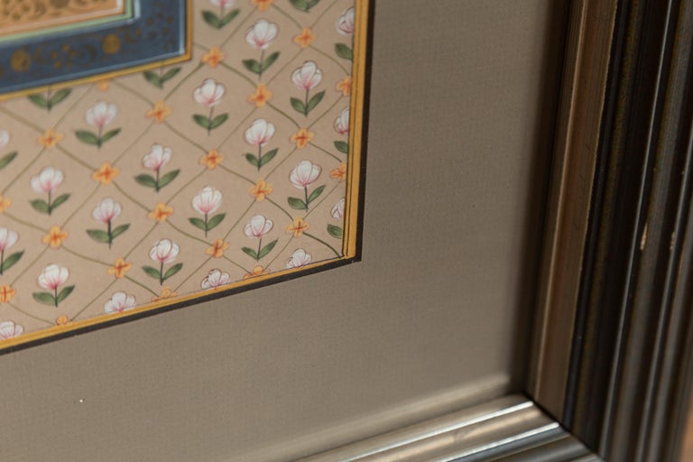 Indian Floral Still-Life from the Midcentury Period with Flowers and ...