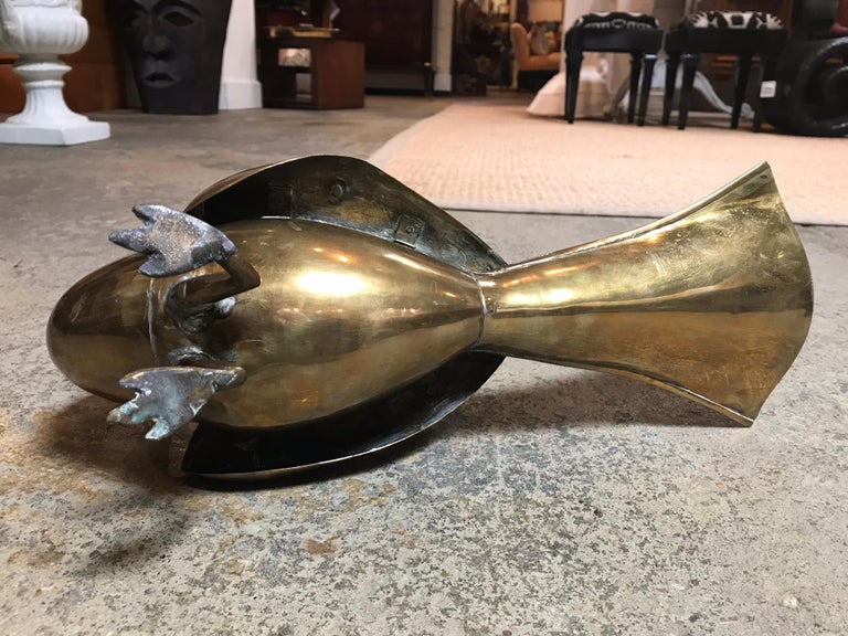 Indian Inkwell Peacock, circa 1950 For Sale at 1stDibs