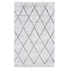 Indian Made Hand-Knotted Bohemian Moroccan Inspired Area Rug For Sale ...