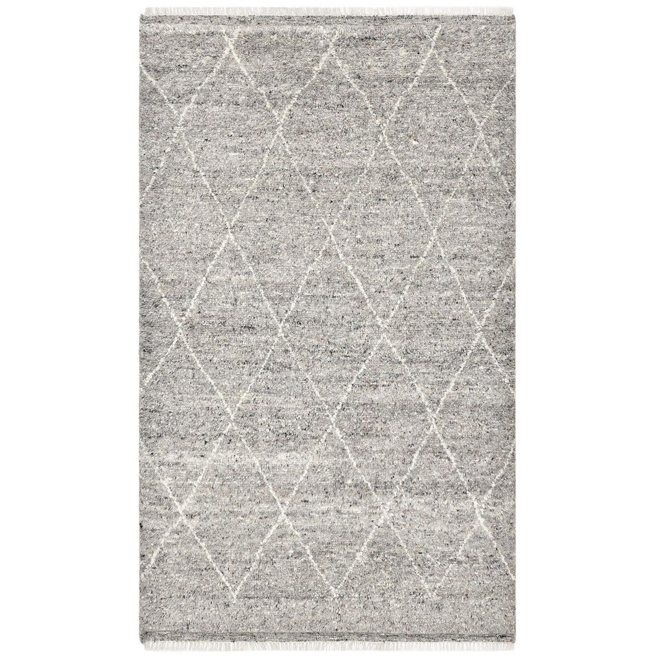 Indian Made Hand-Knotted Bohemian Moroccan Inspired Area Rug For Sale ...
