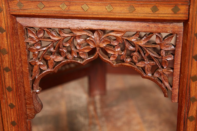 Indian Sandalwood Taboret Table For Sale at 1stDibs