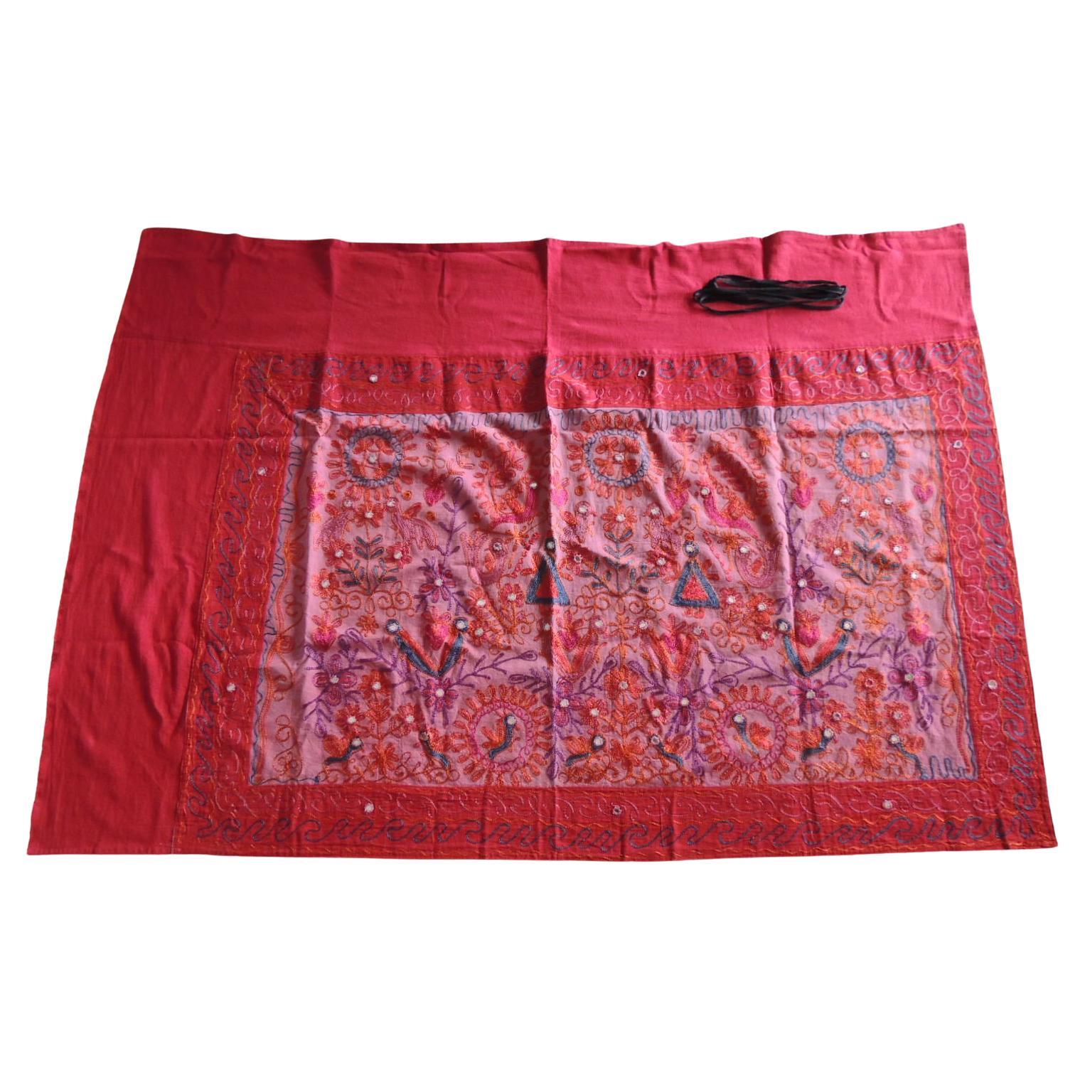 Primitive Small Americana Embroidered Sampler at 1stDibs