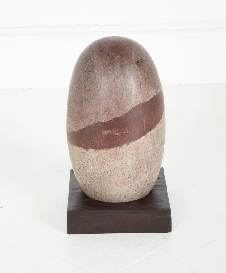 Indian Tantric Lingam Stone Sculpture For Sale at 1stDibs