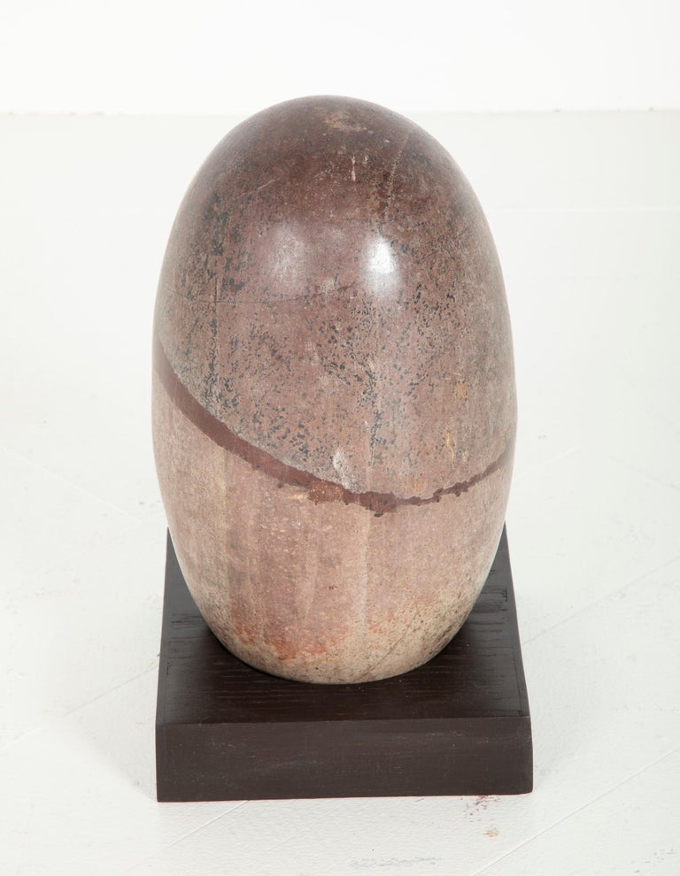 Indian Tantric Lingam Stone Sculpture For Sale at 1stDibs