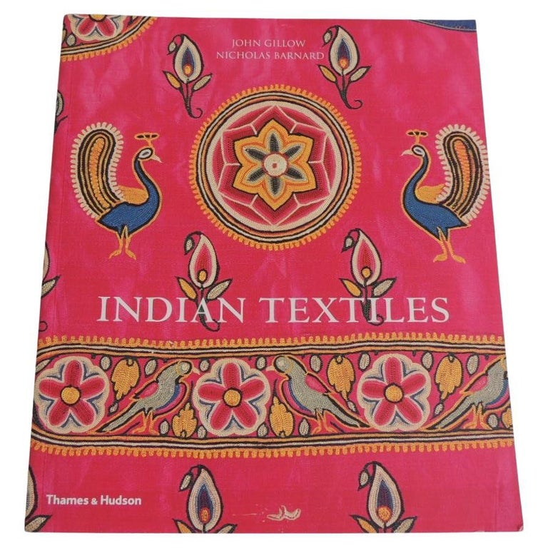 Indian Textiles Paperback Vintage Book For Sale at 1stDibs