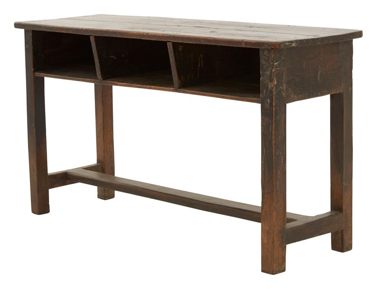Indian Wooden School Desk at 1stDibs