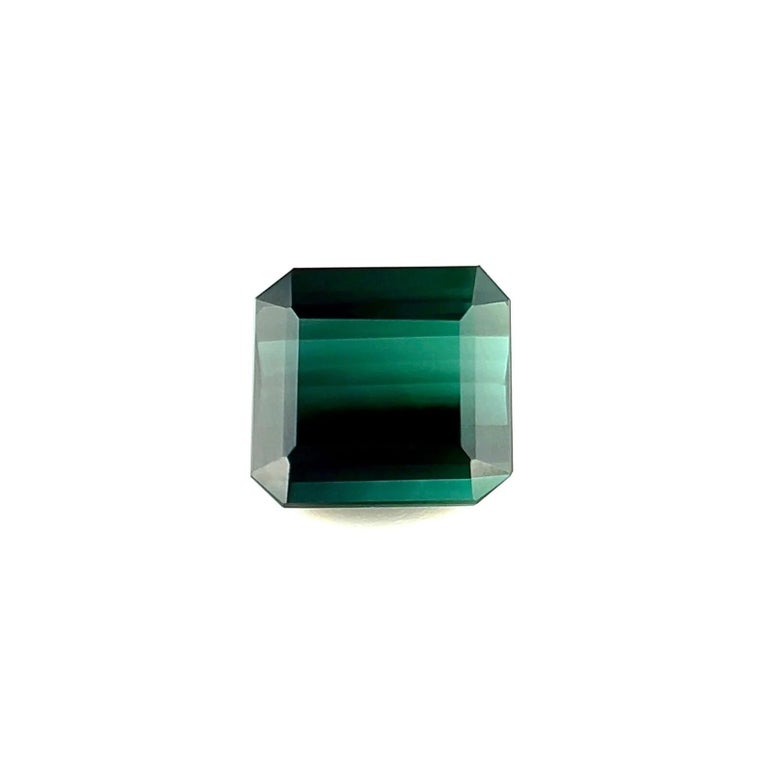 Indicolite Tourmaline 1.87ct Natural Deep Blue Octagon Cut Gem VVS For ...