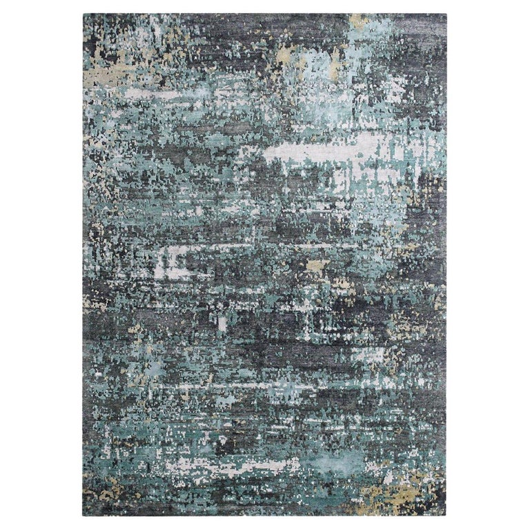 Indigo Blues Carpet For Sale at 1stDibs