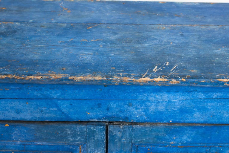 Indigo Painted Buffet Table For Sale at 1stDibs | indigo buffet