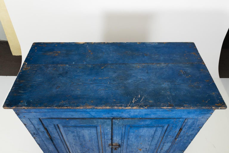 Indigo Painted Buffet Table For Sale at 1stDibs | indigo buffet