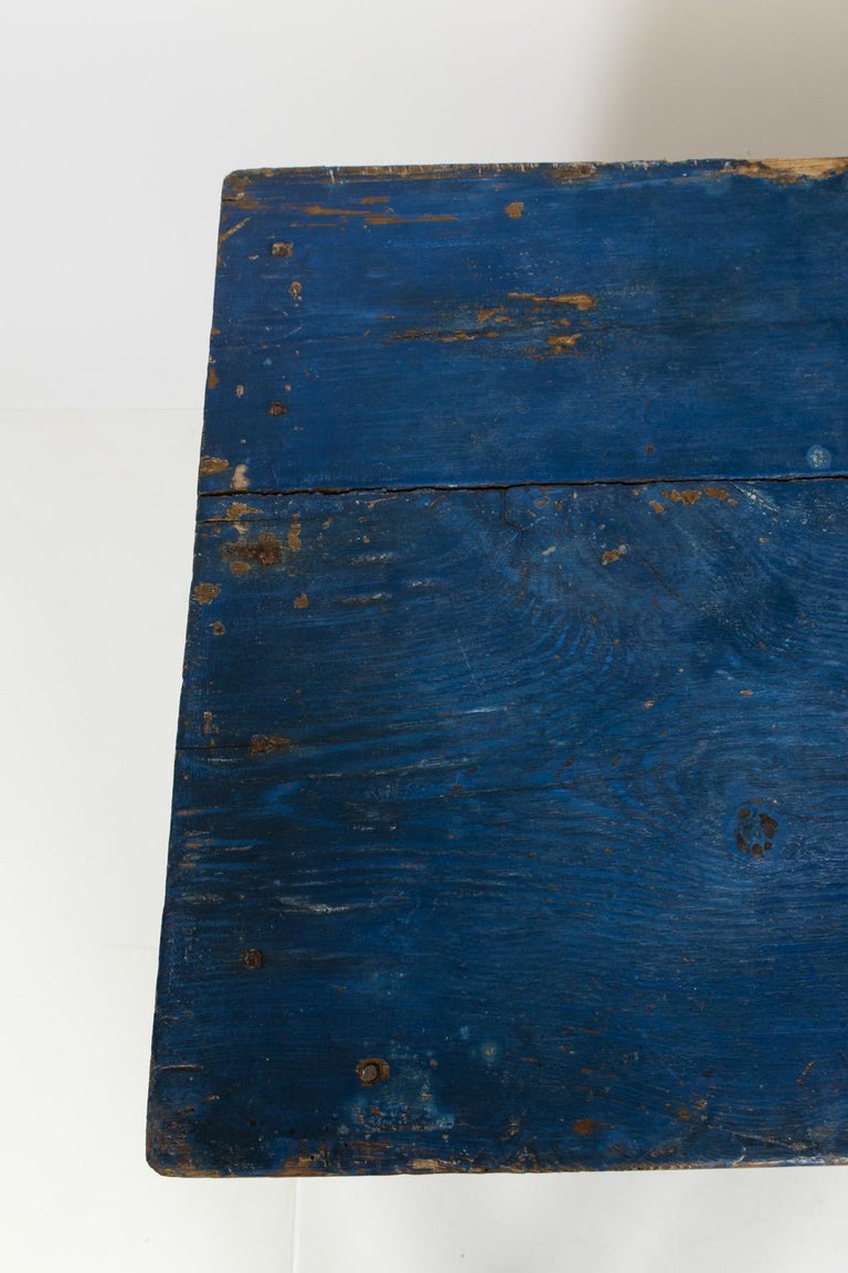 Indigo Painted Buffet Table For Sale at 1stDibs | indigo buffet