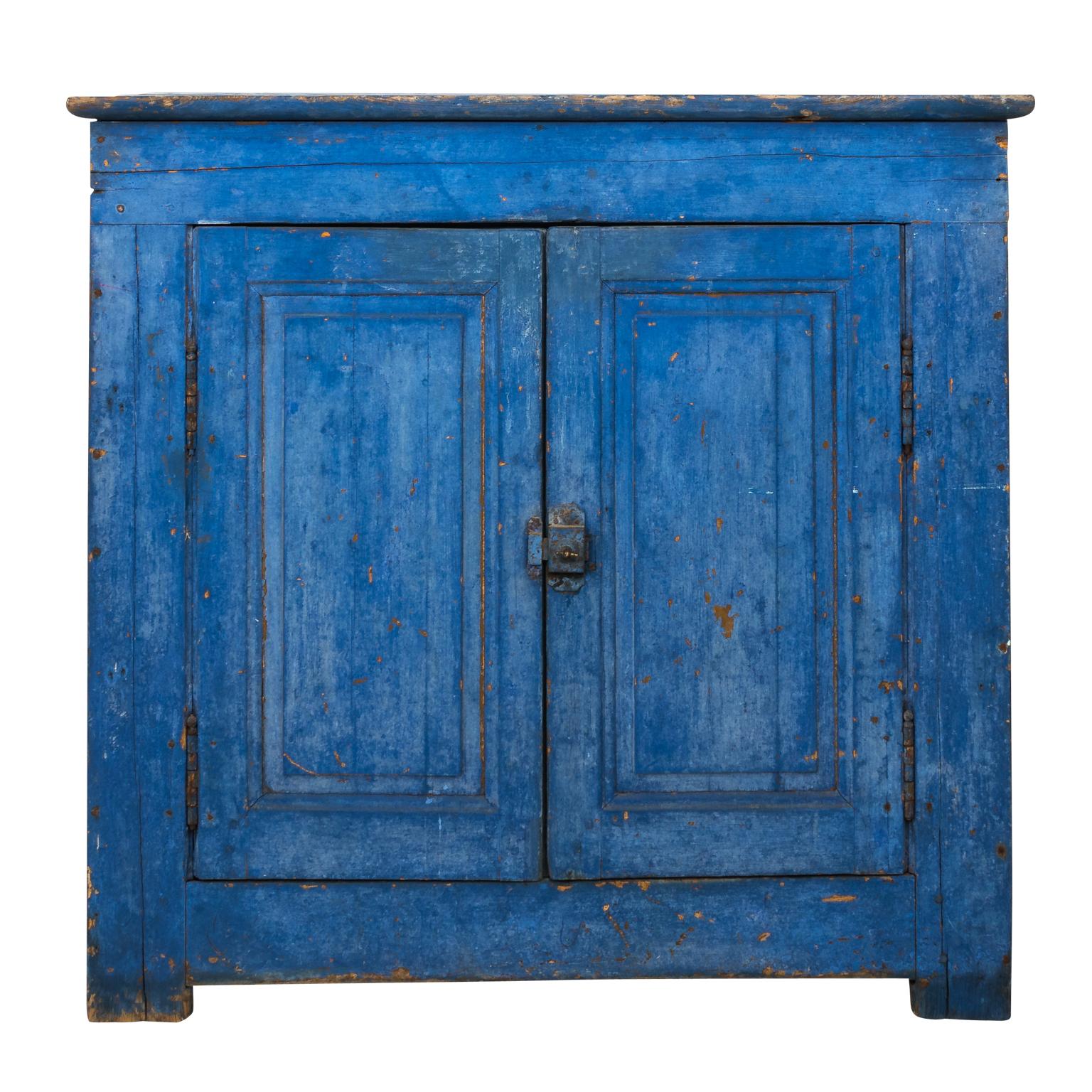 Indigo Painted Buffet Table For Sale at 1stDibs | indigo buffet