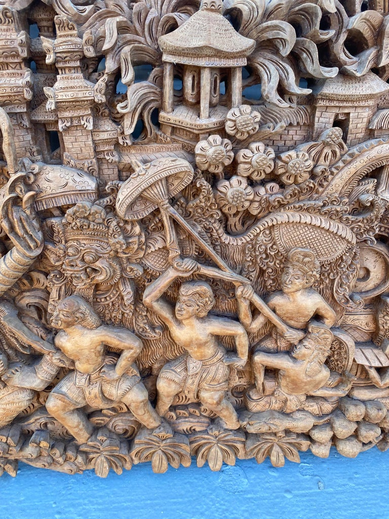 Indo Wall Carving For Sale at 1stDibs