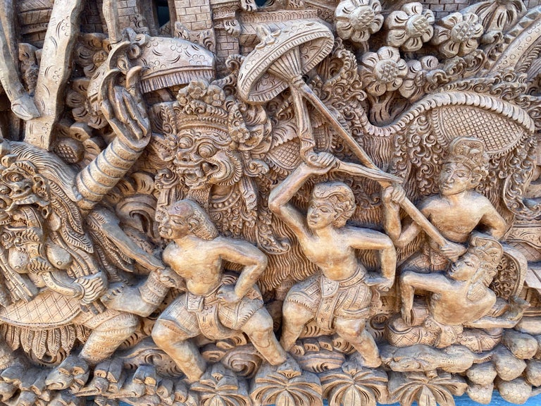 Indo Wall Carving For Sale at 1stDibs