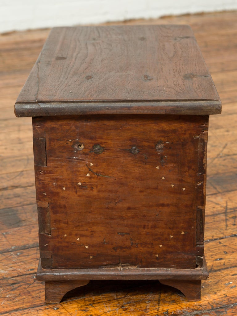 Indonesian Blanket Chest from Madura with Geometric Mother of Pearl ...