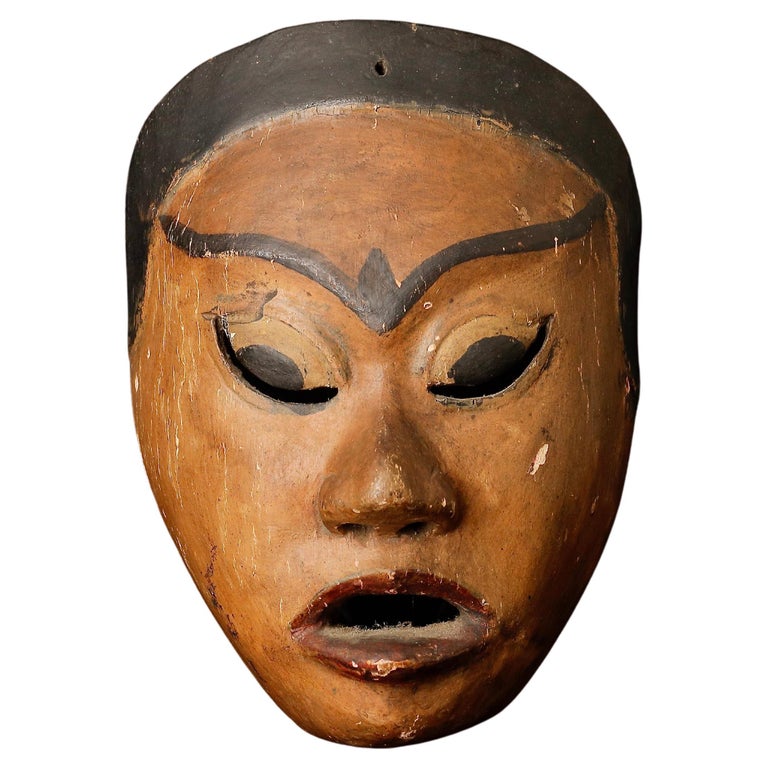 Indonesian ceremonial performance Mask . 19th century For Sale at 1stDibs