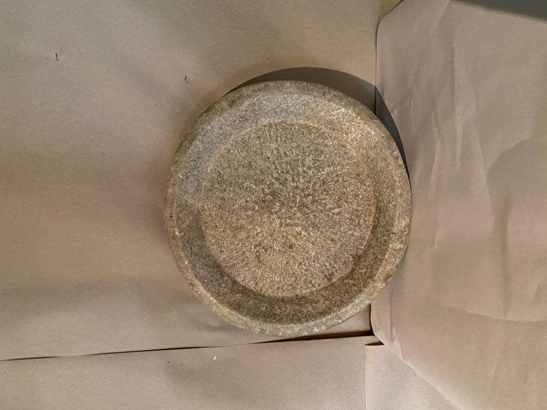 Indonesian Decorative Stone Plate For Sale at 1stDibs
