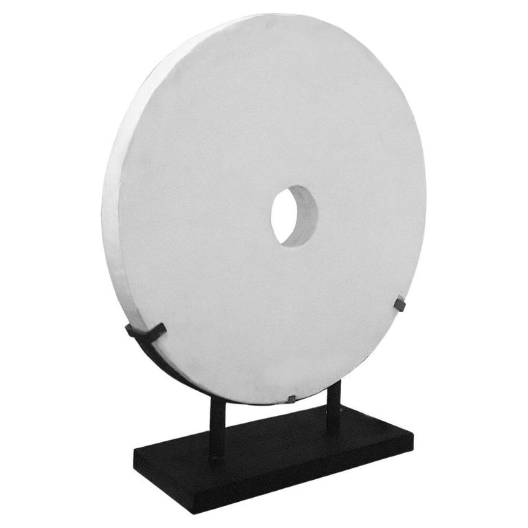 Indonesian Stone Coin, Extra-Large For Sale at 1stDibs